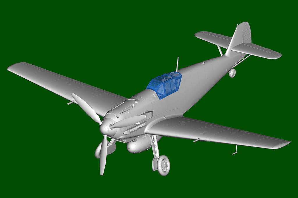 德国Bf109E-4/TROP战斗机 81793-1/48系列-HobbyBoss模型