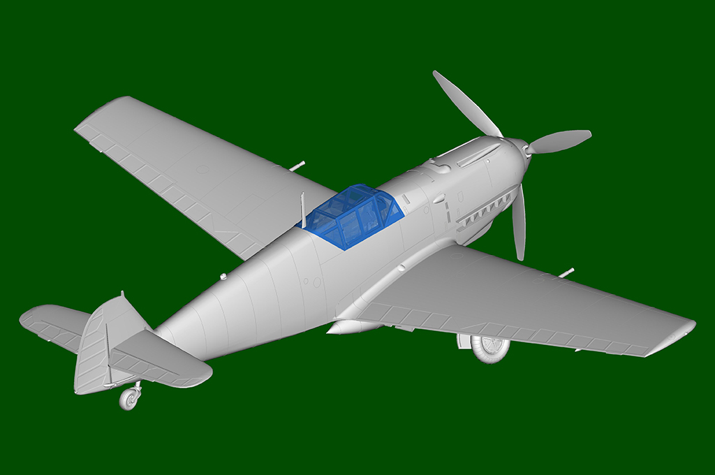 Messerschmitt Bf109E-4/TROP 81793-1:48-HobbyBoss