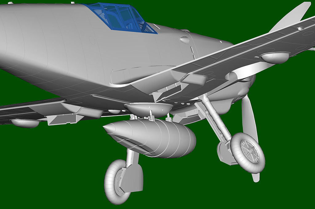 Messerschmitt Bf109E-4/TROP 81793-1:48-HobbyBoss